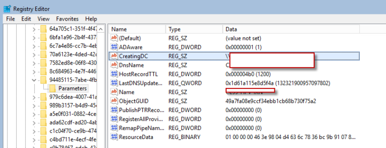 Cluster resource 'Cluster Name' of type 'Network Name' in clustered ...